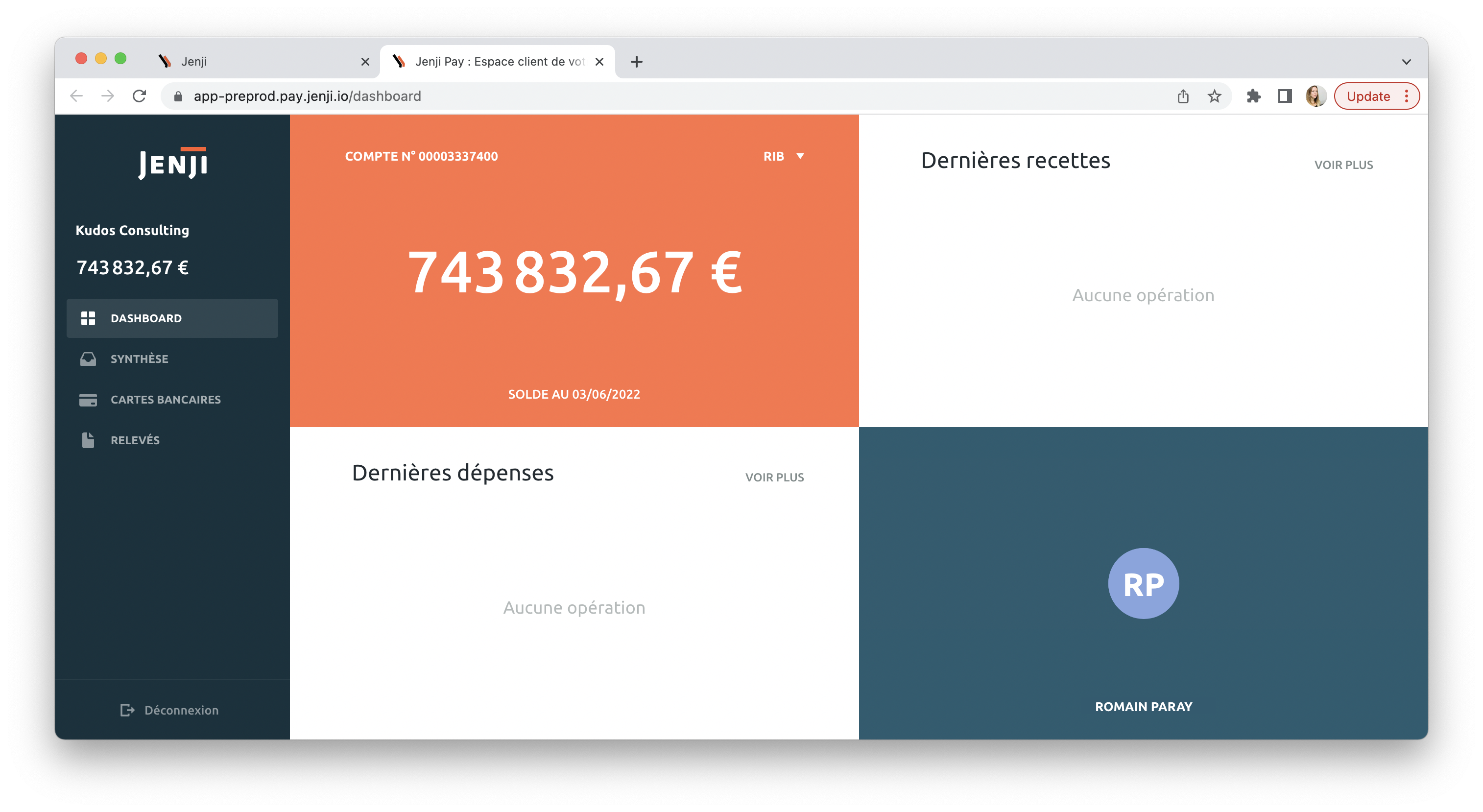 Se connecter à son espace Jenji Pay – Centre d'assistance